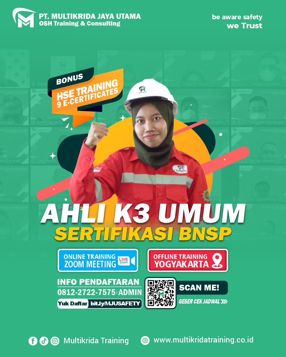 Sertifikasi BNSP - Multikrida Training