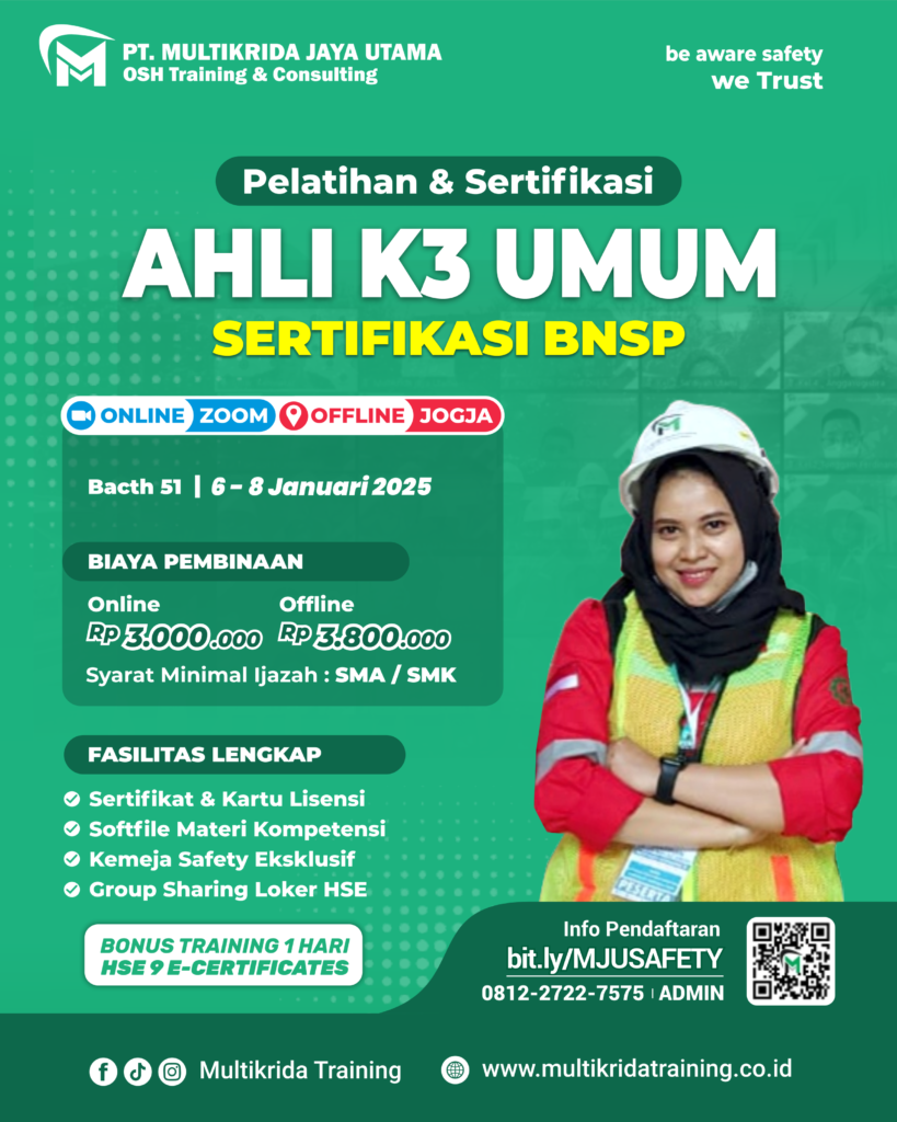 Ahli K3 Umum BNSP Yogyakarta - Multikrida Training